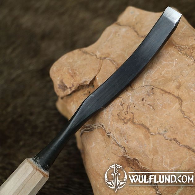 WOOD CHISEL, hand forged, type XV forged carving chisels Bushcraft and ...