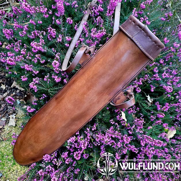 LEATHER ARROW QUIVER, early medieval - Hedeby, Bayeux Hádek equipment ...