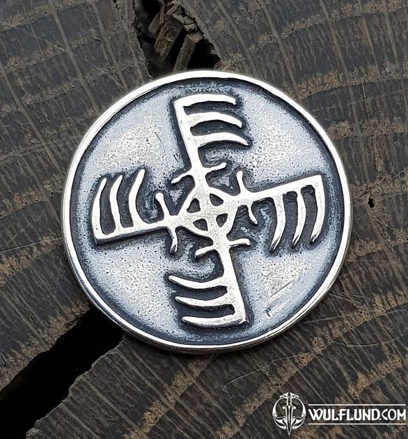 GINFAXI, Icelandic magical rune, silver Drakkaria pendants Silver ...