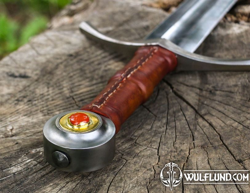 CAROLUS REX, medieval sword forged, sharp replica Drakkaria Medieval ...