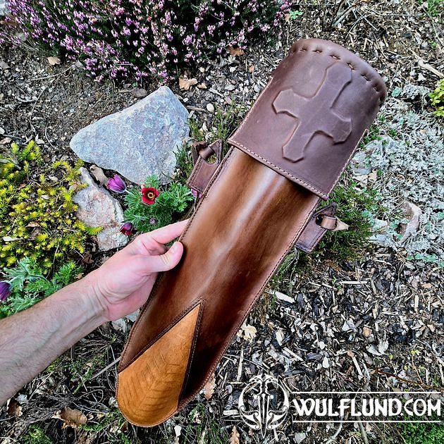 LEATHER ARROW QUIVER, early medieval - Hedeby, Bayeux Hádek equipment ...