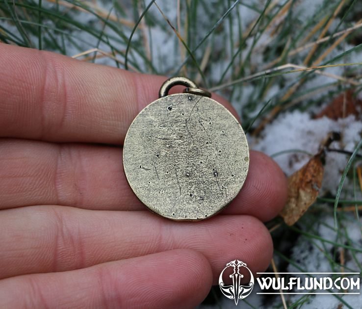 HUGINN and MUNINN, viking talisman, zinc antique brass Drakkaria All ...