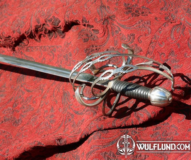 Danish officer rapier - Karde (thistle), sword Drakkaria renaissance ...