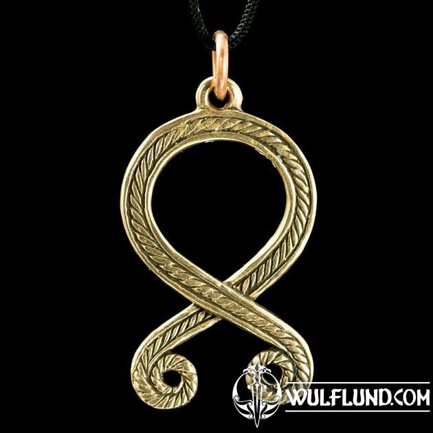 TROLL CROSS, Odal Rune, pendant, bronze viking pendants amulets and ...