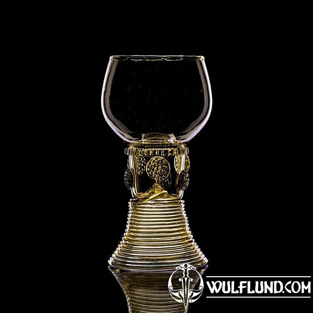 ROEMER, historical glass goblets, Set of 2 Repliken historischer Glas ...