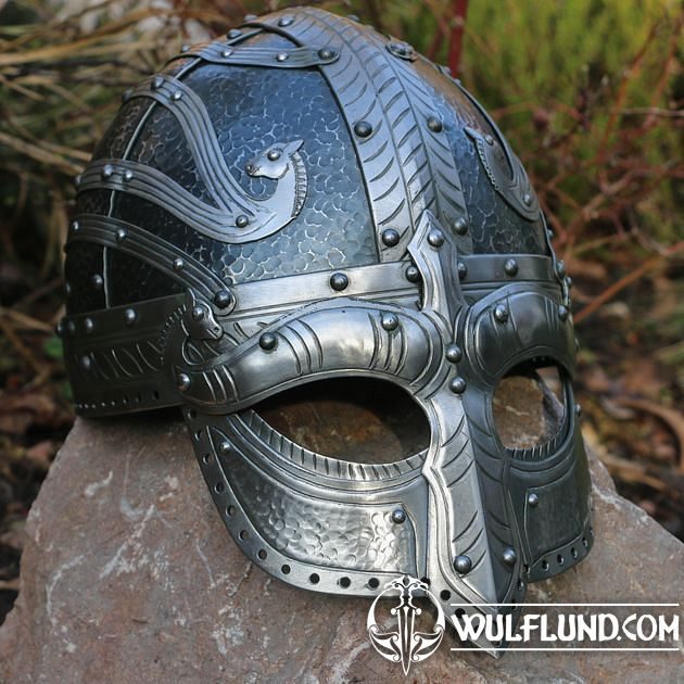 SLEIPNIR, un luxueux casque viking casques vikings et à nasale casques ...