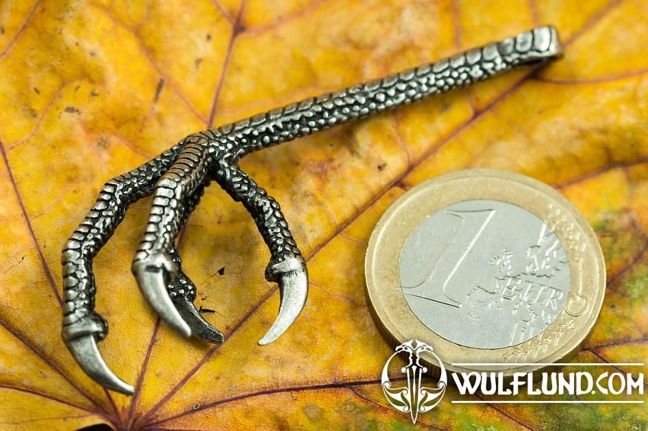 Bird Claw, Talon Pendant, tin Design-M dragon fantasy amulets amulets ...
