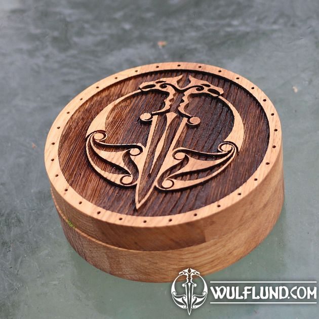 BOÎTE EN CHÊNE POUR BIJOUX et bracelets avec mousse finlandaise Kadlus ...