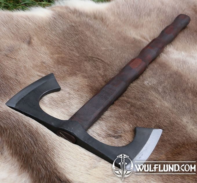 Fantasy Barbarian Battle Axe Drakkaria Axes Weapons - Swords, Axes ...