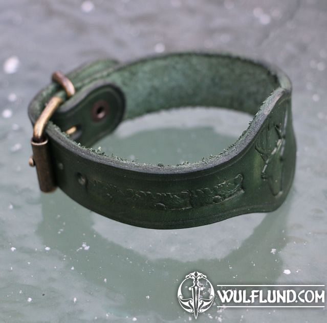 DEER, leather hunting bracelet Drakkaria wristbands Leather Products We ...