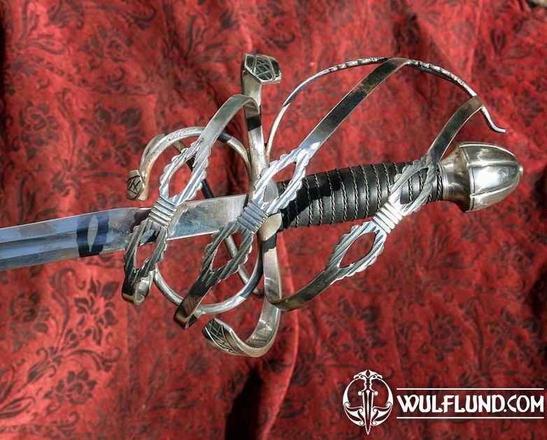 Danish officer rapier - Karde (thistle), sword Drakkaria renaissance ...