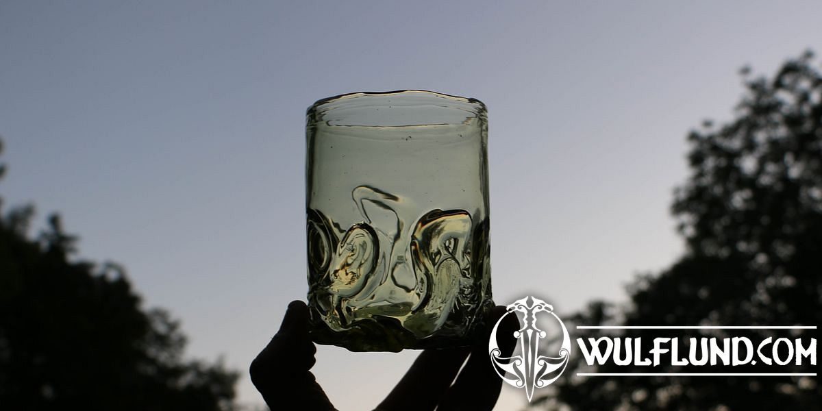 WHISKEY GLASS, Green Forest Glass, 1 pc historical glass Feasting ...