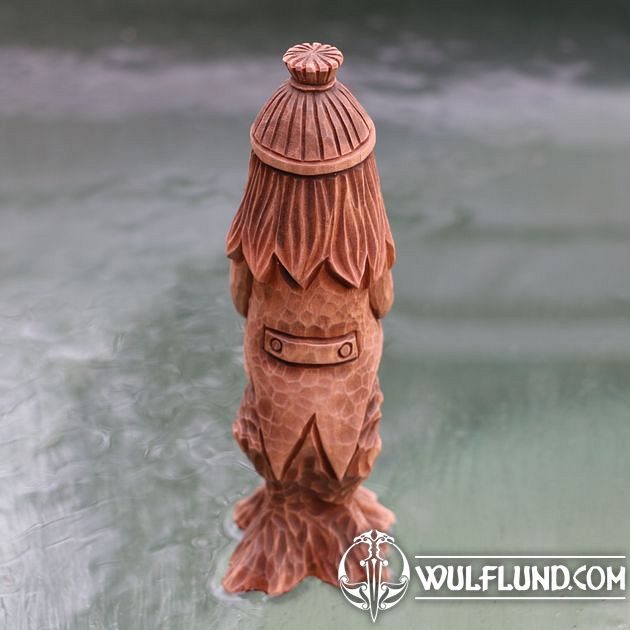 VODNIK - Water Spirit, wooden carved figurine wooden statues, plaques ...