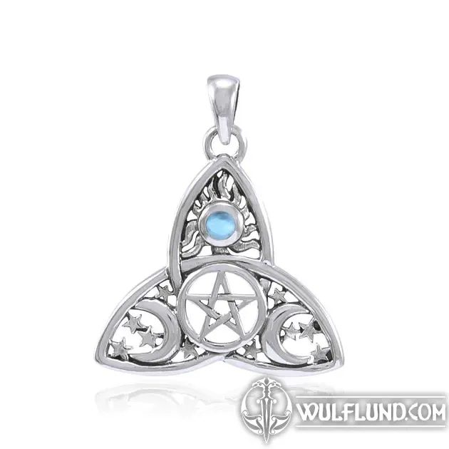 TRINITY, sun, moon, pentacle - PT - 3268 We make history come alive!