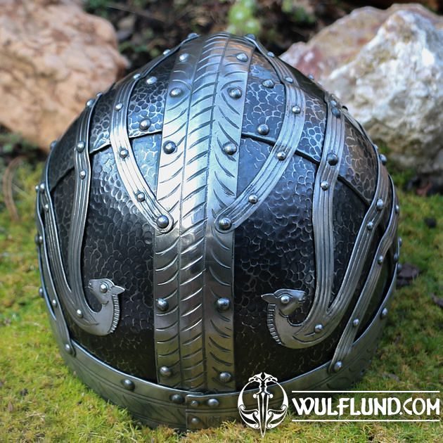 SLEIPNIR, un luxueux casque viking casques vikings et à nasale casques ...