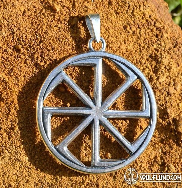 SILVER KOLOVRAT, SLAVIC SUN WHEEL KOLOWRAT SLAWA Wir lassen Geschichte ...
