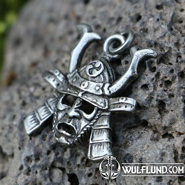 SAMURAI Pendant, Zinc, Antique Silver Drakkaria All pendants, our ...
