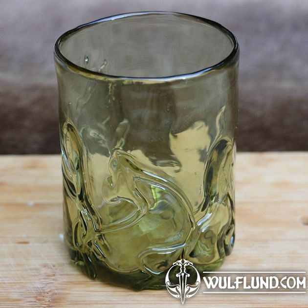 WHISKEY GLASS, Green Forest Glass, 1 pc historical glass Feasting ...