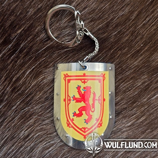 SCOTLAND, MEDIEVAL SHIELD, keychain, metal, handmade keychains ...