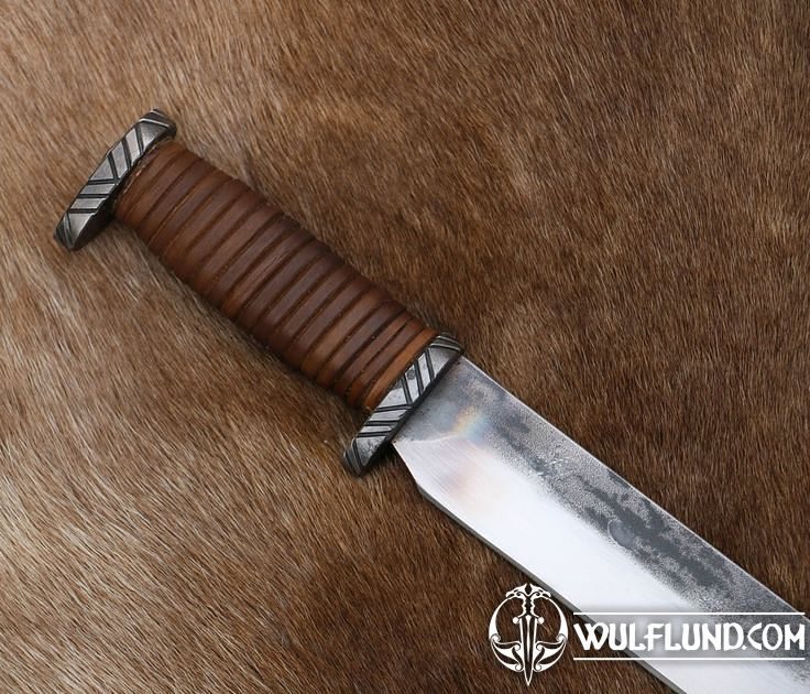 SIGURD, Scramasaxe anglo-saxon, réplique forgée Drakkaria scramasaxe ...