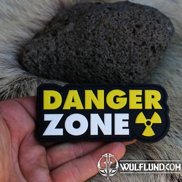 Danger Zone Patch 3D PVC military patches Clothing - Outdoor, Bushcraft ...