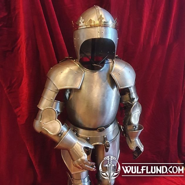 KING, MEDIEVAL ARMOR - children's armor Suits of Armour Armour Wulflund ...