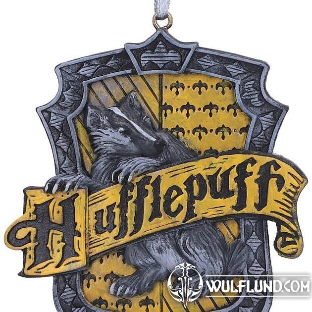 Harry Potter Hufflepuff Crest Hanging Ornament 8cm Harry Potter ...