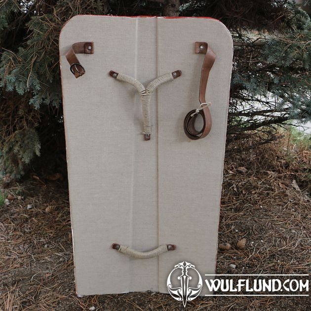 HUSSITE PAVISE SHIELD, hand-painted wooden shield PRAGUE painted ...