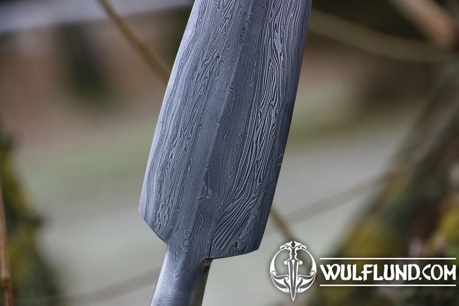 Lugh's spear, reproduction - Damascus steel, Arma Epona forge Arma ...