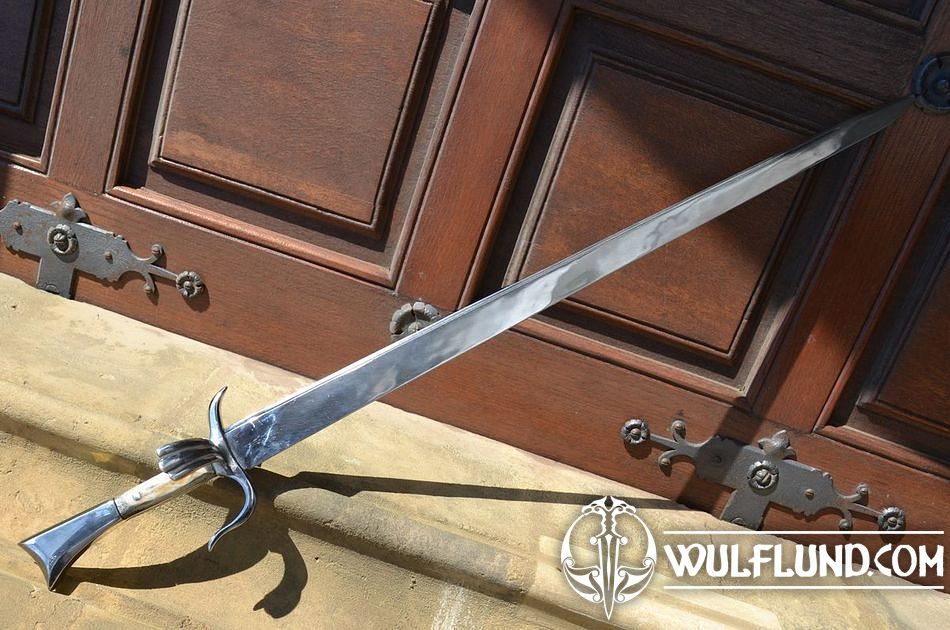 MEDIEVAL FALCHION with deer antler handle Drakkaria Falchions Swords ...