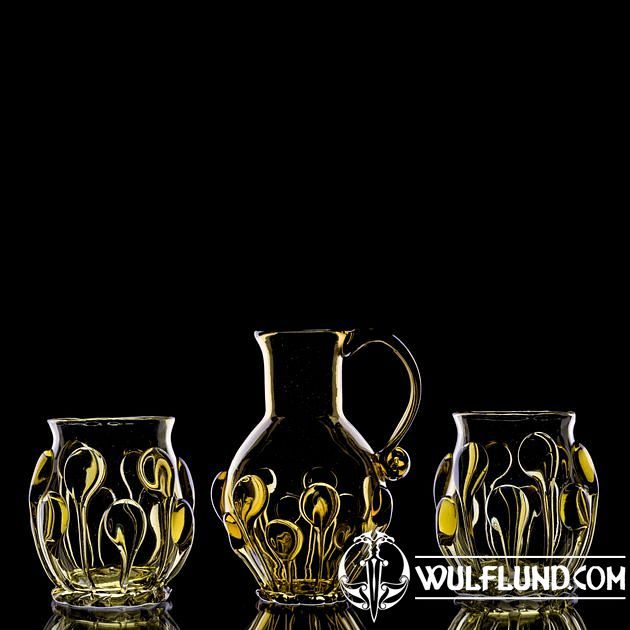 MEDIEVAL GOTHIC SET, forrest glass historical glass Ceramics, Glass ...