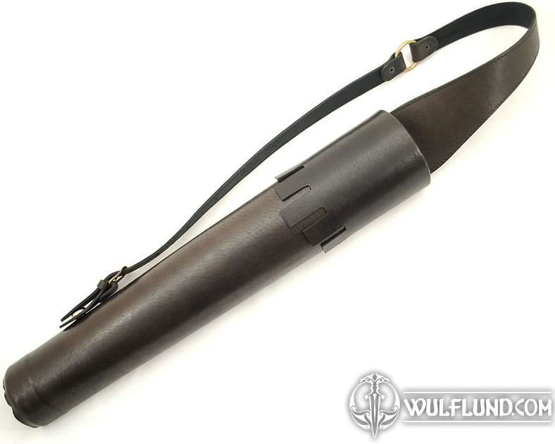 BASTILA - leather back quiver, half round equipment for archery archery ...