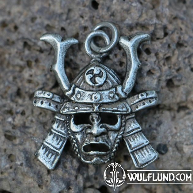 SAMURAI Pendant, Zinc, Antique Silver Drakkaria All pendants, our ...