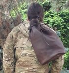 MEDIEVAL LEATHER BAG - KNAPSACK - GOTHIC RUCKSACK Wulflund