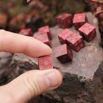 GAMING DICE - red, 1 piece medieval board games Historical Board Games ...