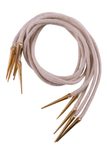 Braided Medieval Cords, Pack of 5, natural-coloured Wulflund