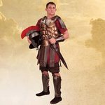 Roman muscle cuirass of the commander Lorica muscula Wulflund