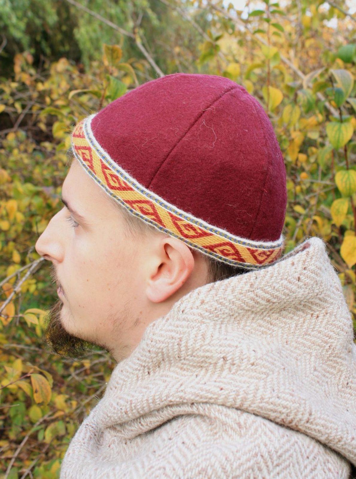 Viking cap from Birka Wulflund