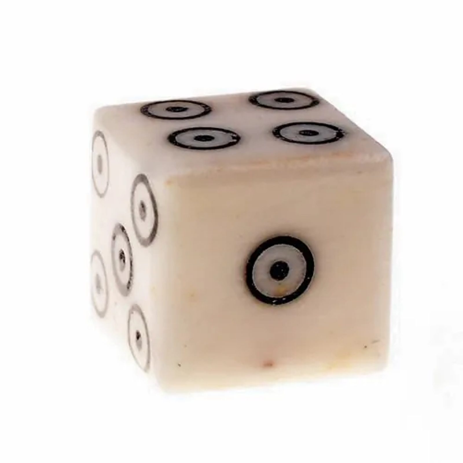 Bone dice 1 piece Wulflund