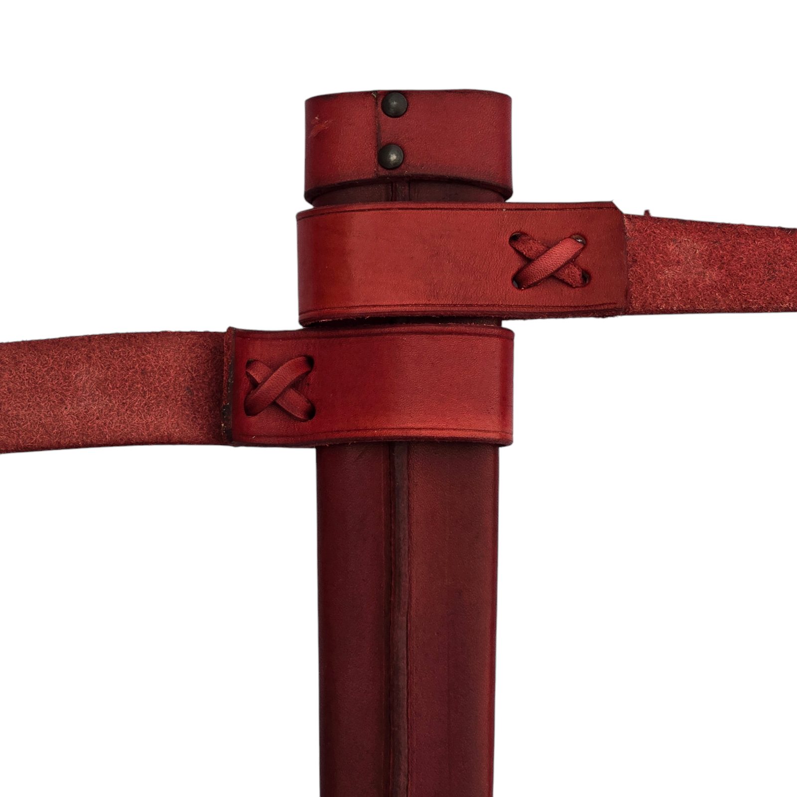 LEATHER SCABBARD for swords, de luxe Wulflund