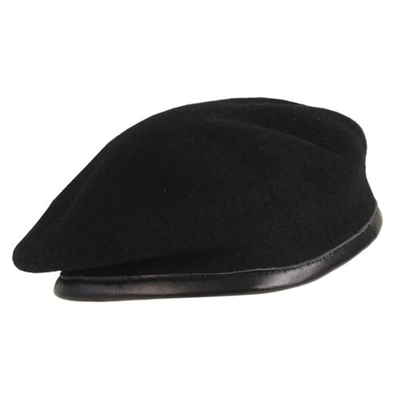 WOLLEN BLACK BERET Wulflund