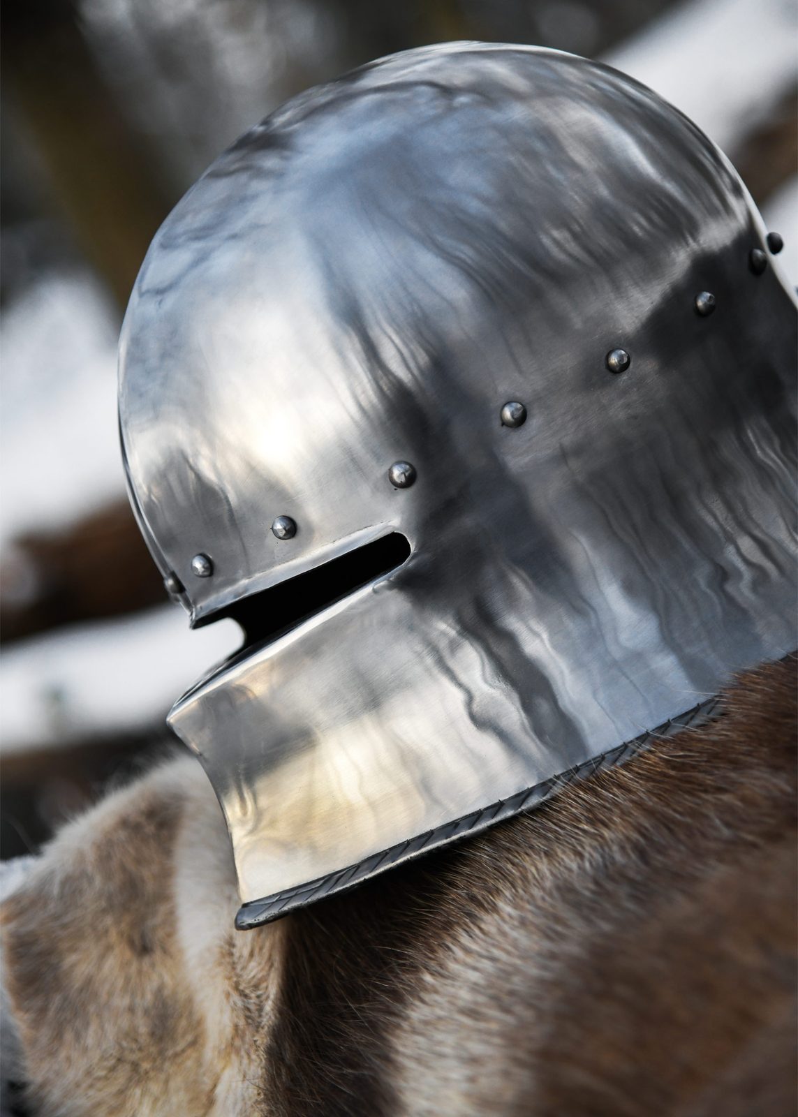 German Sallet, ca. 1480, medieval helmet Wulflund