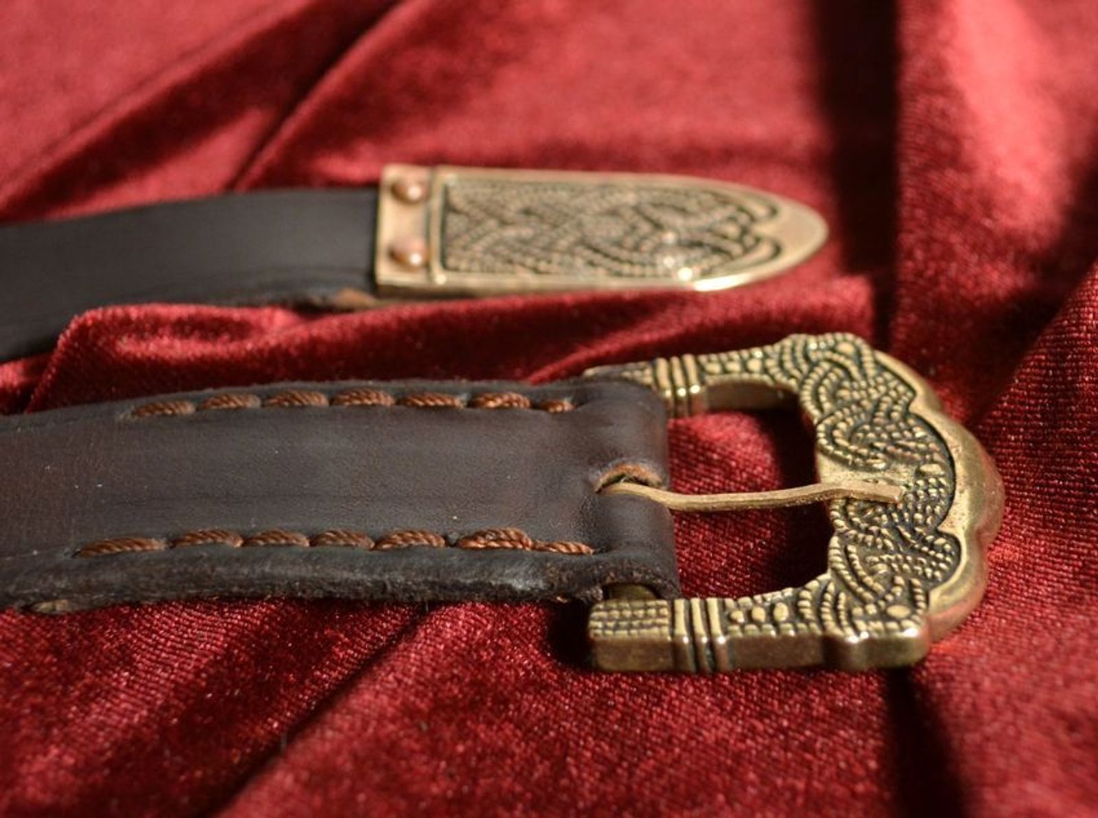 Viking Belt, Gokstad, Norway, bronze Wulflund