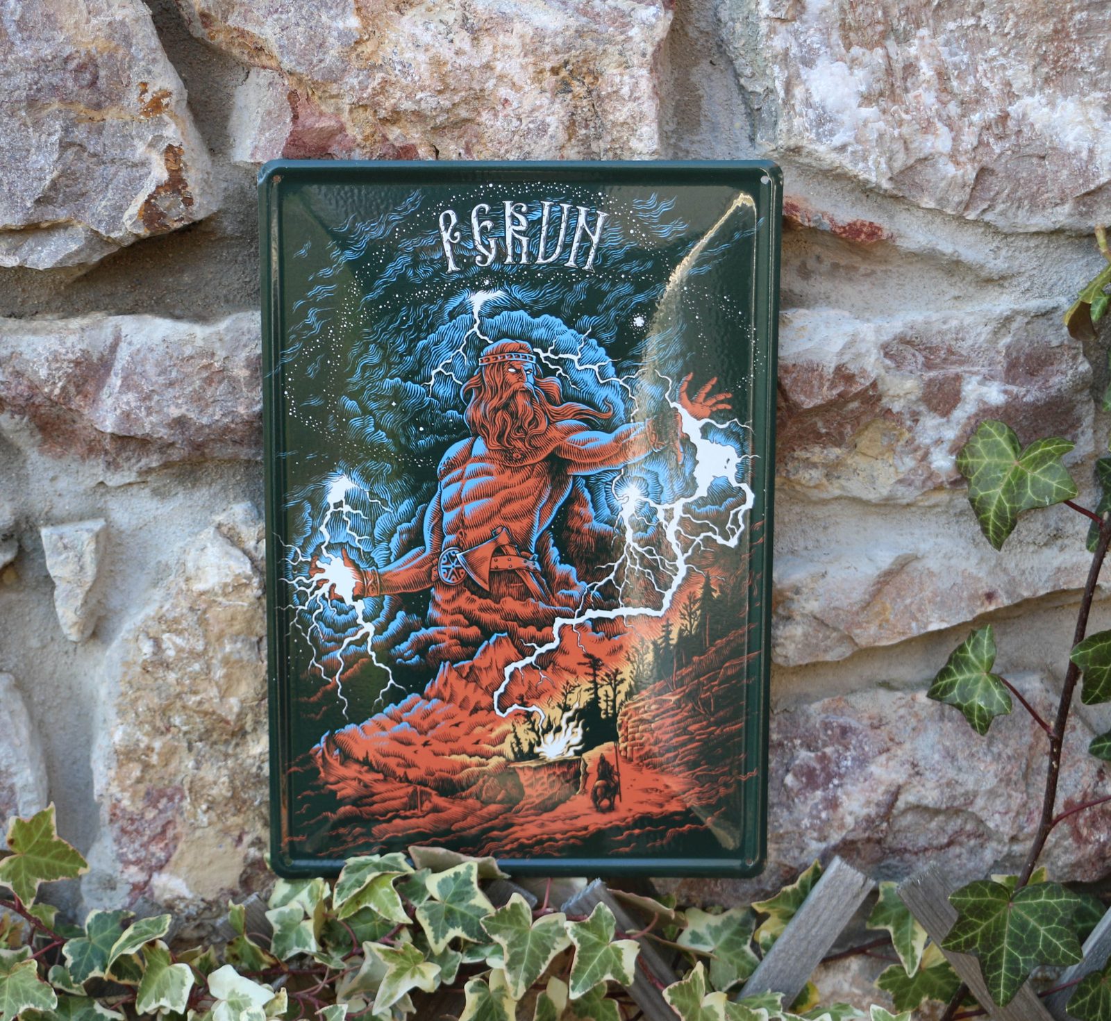 PERUN enamel Sign Wulflund