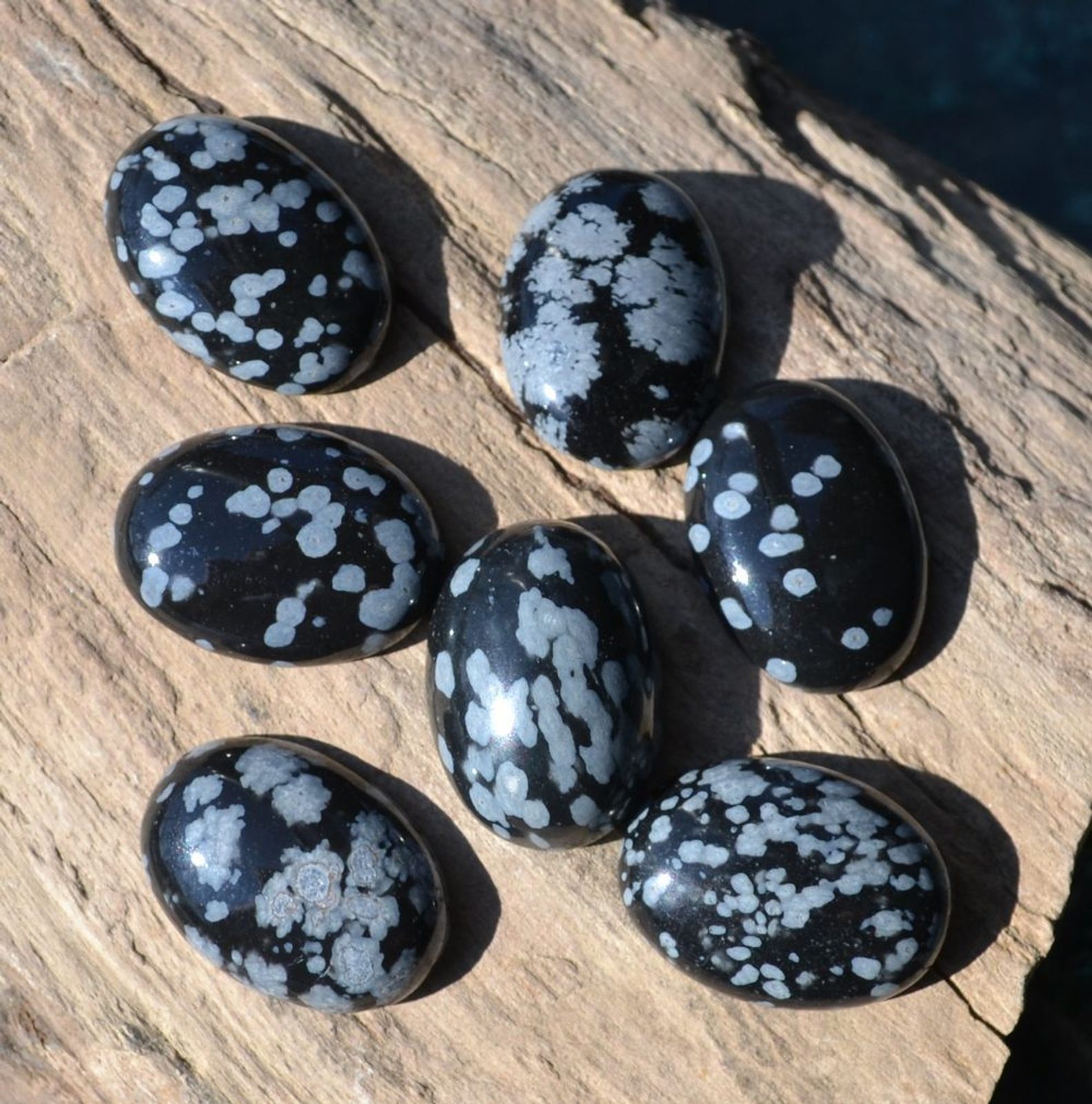 OBSIDIAN, 18 mm x 13 mm Oval Cabochon precious stones, cabochons ...