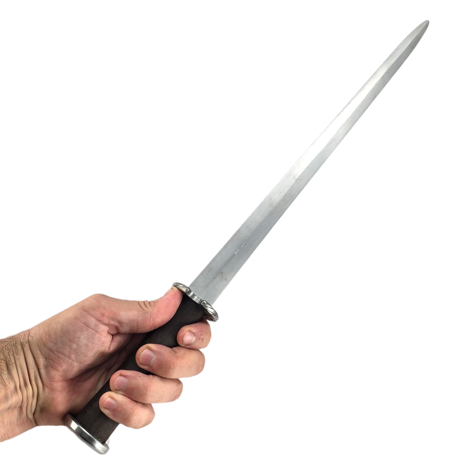 Rondel or Bollock dagger, 15th century, blunt replica Wulflund