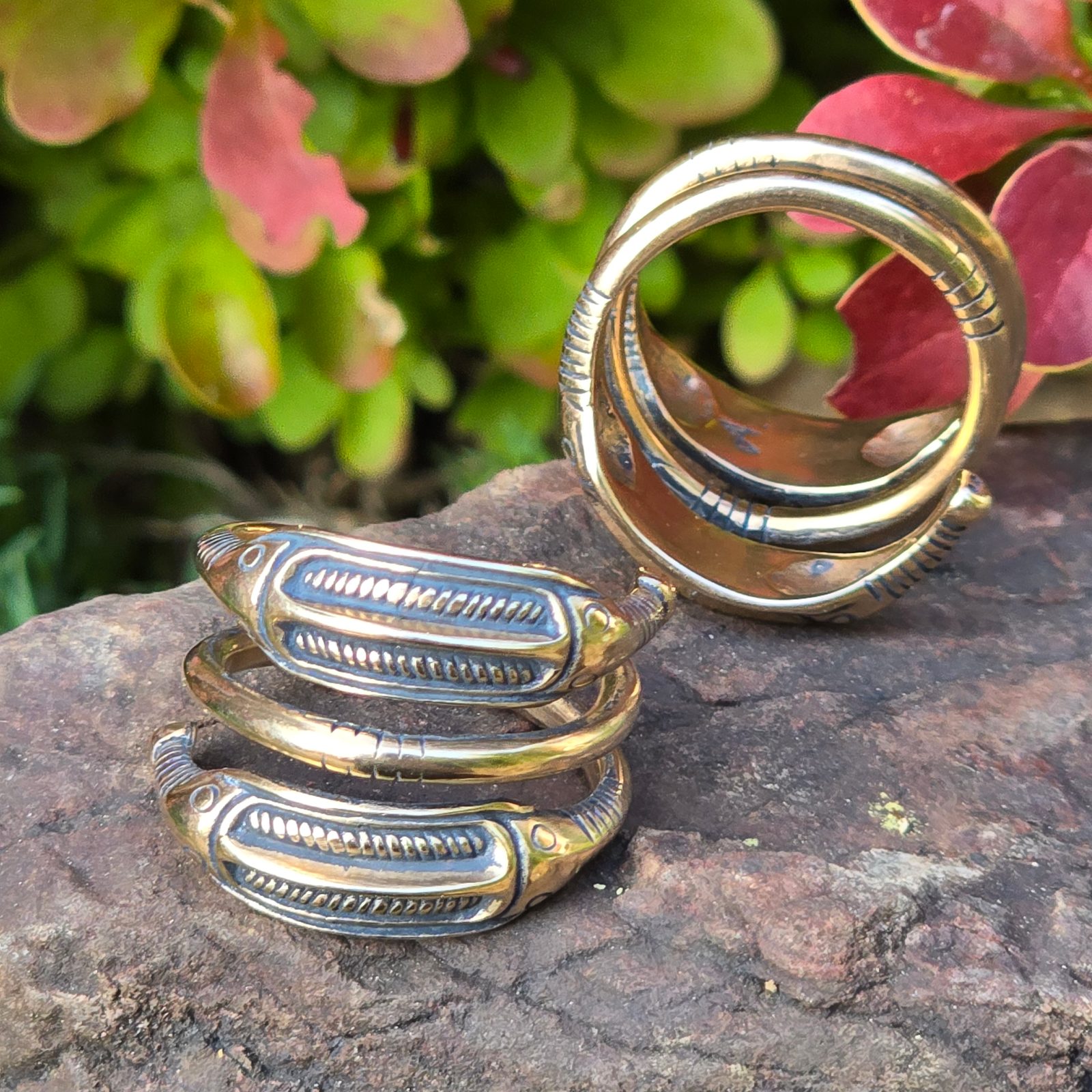 Scandinavian ring, Nordrup - Ringsted, Denmark, bronze Wulflund