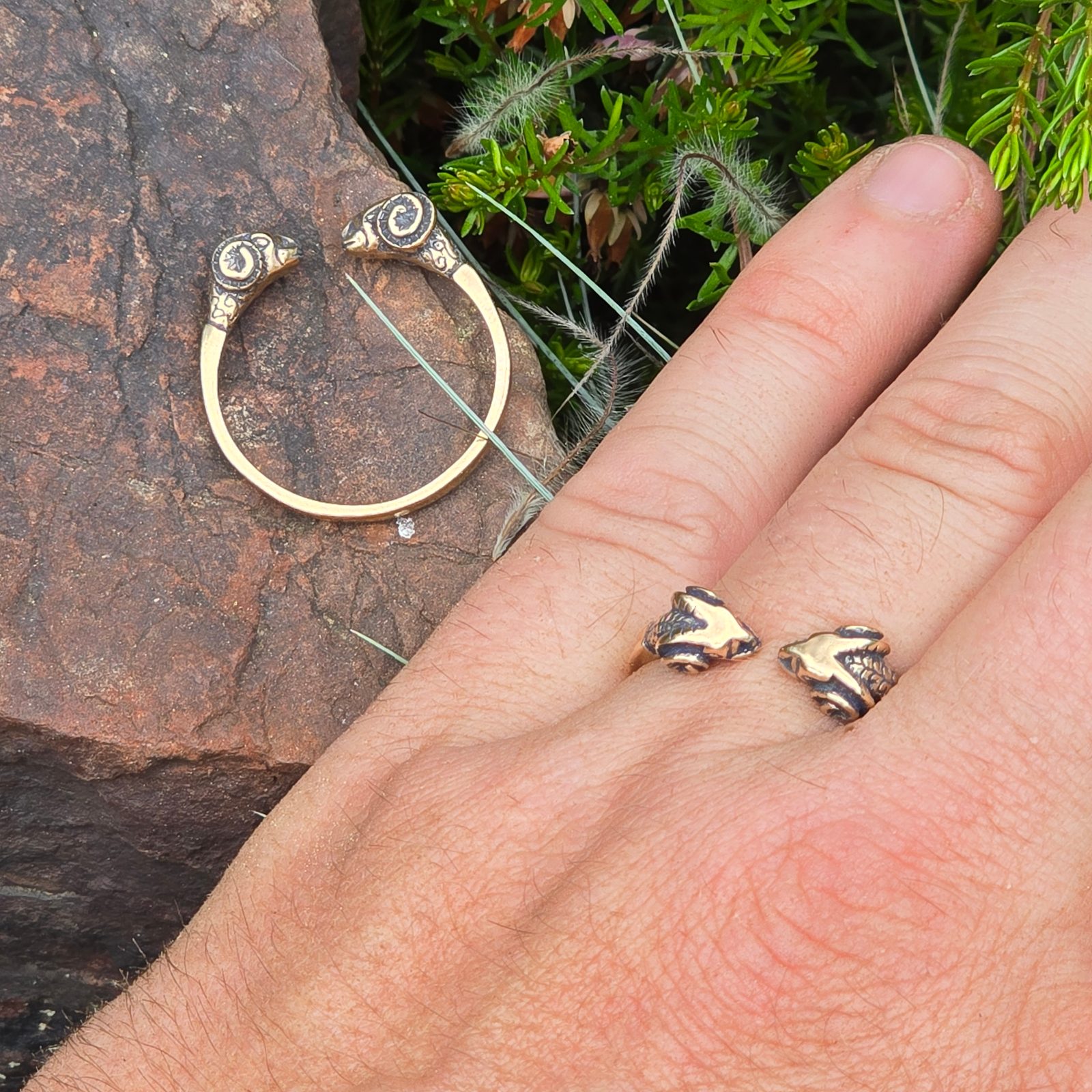 RAM - RING, Ancient Rome, 3rd century, bronze Wulflund