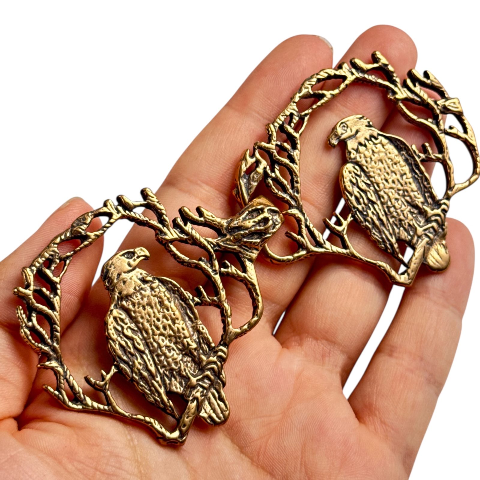 EAGLE, bronze cloak brooch Wulflund