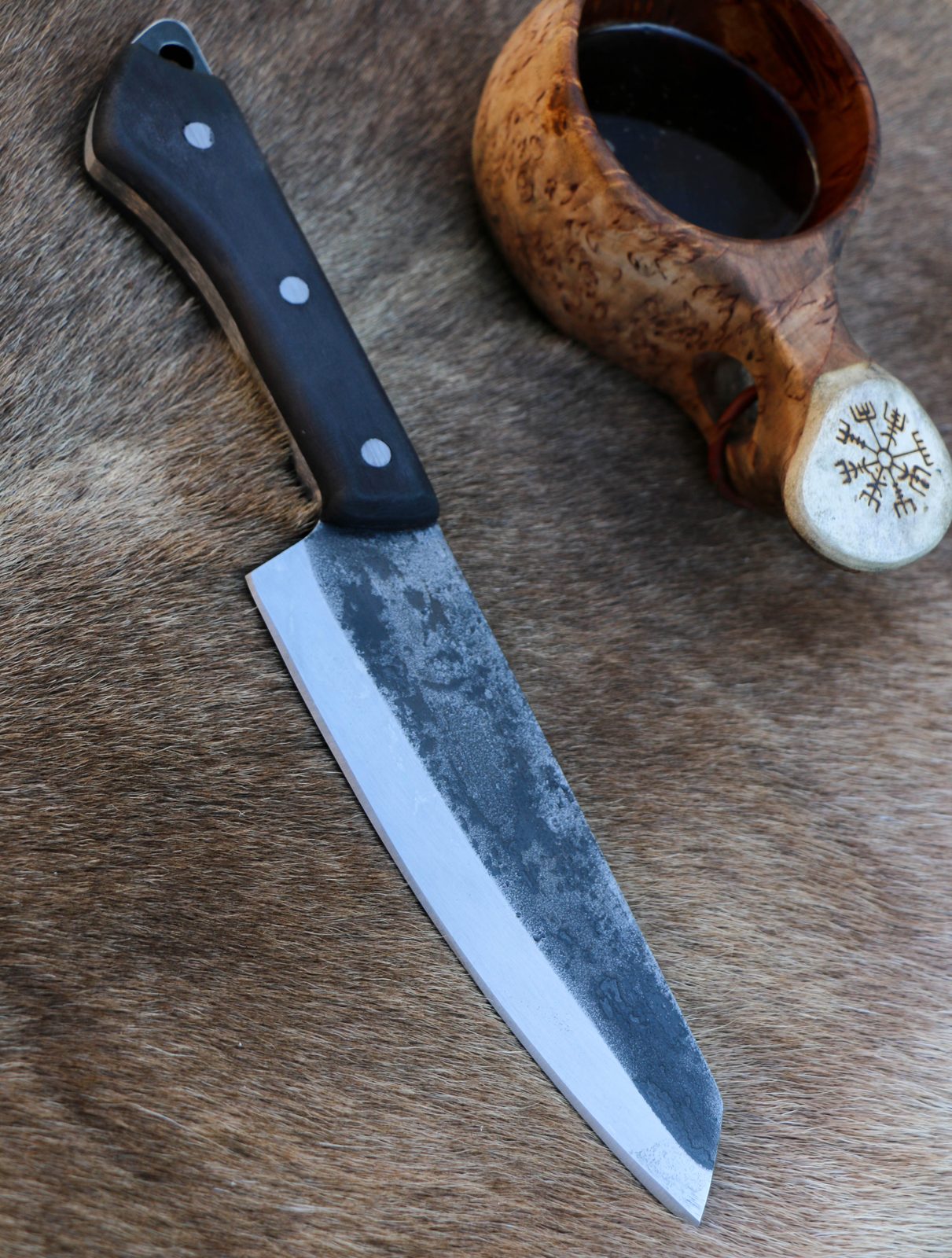 JORKKI Bushcraft Cleaver - knife Drakkaria Modern knives Knives ...